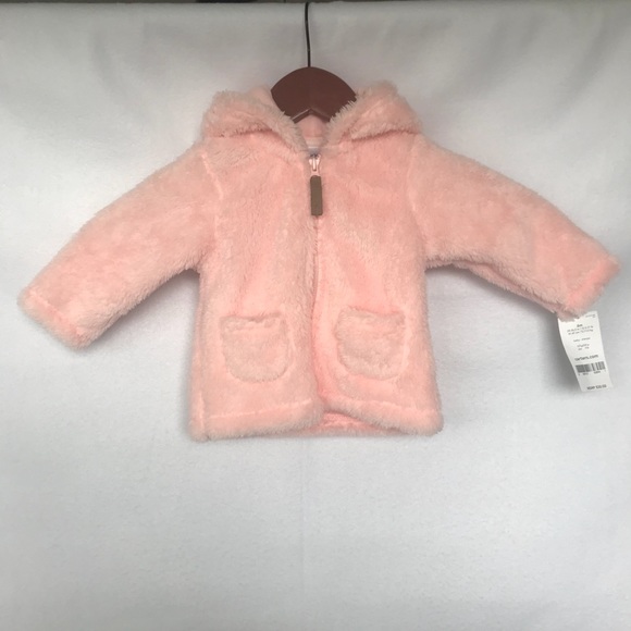 Carter's | Jackets & Coats | Kids Carters 6 Month Fuzzy Bear Jacket ...